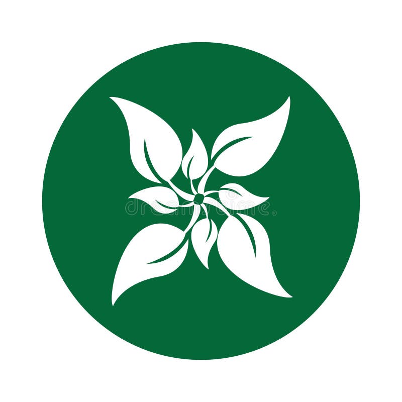 Leave Logo Vector Design and Icon Stock Vector - Illustration of ...