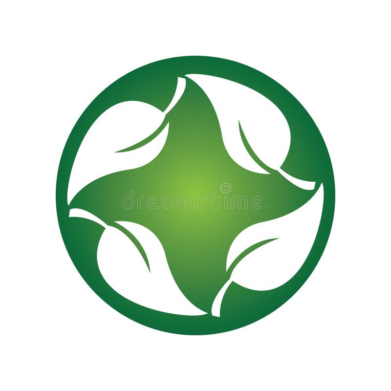 Leave Logo Vector Design and Icon Stock Vector - Illustration of label ...