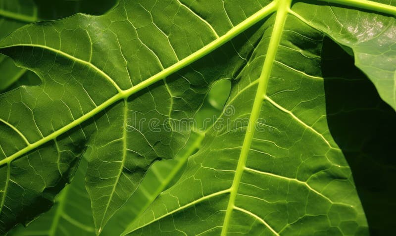 Leave Wallpaper. Green Forest Leaf Banner. for Postcard, Book ...