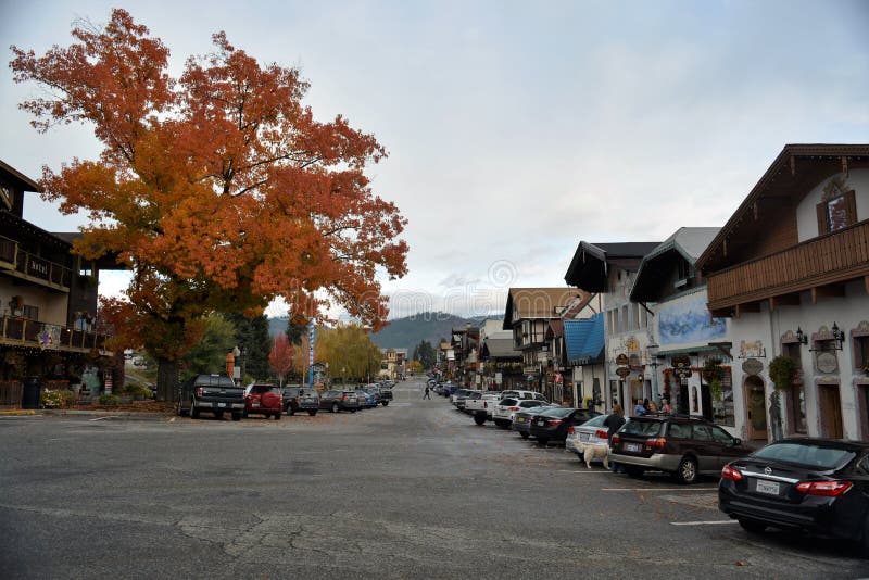 Leavenworth editorial photo. Image of small, city, fall - 80164456