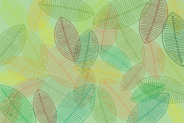 Coloured Leaves Pattern Stock Illustrations – 2,535 Coloured Leaves ...