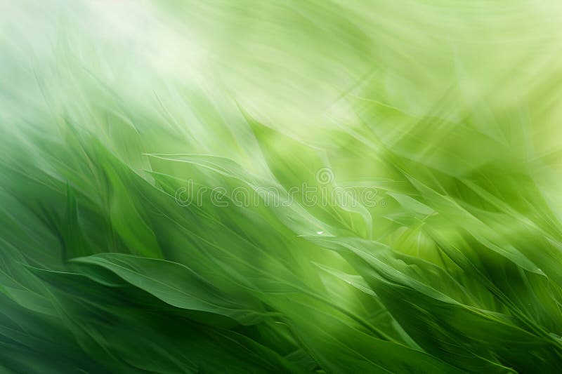 Leaves Dance in Wind, Creating Lively and Fresh Atmosphere. Natural ...