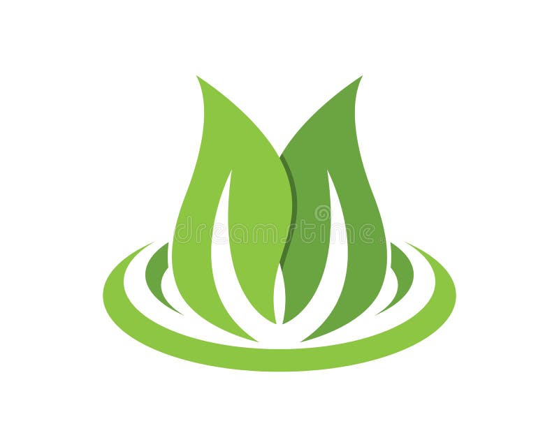 Leaves Green Nature Logo and Symbol Template Stock Illustration ...