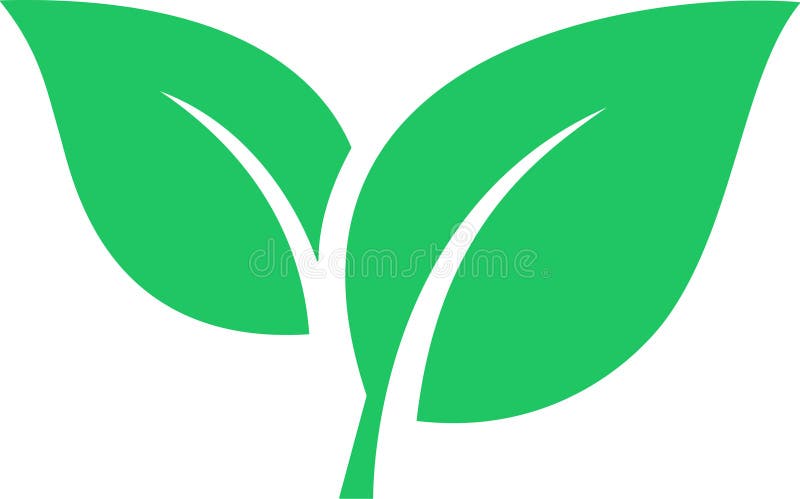 Leaves Icon As an Environmental Impact Issues Sign Stock Vector ...