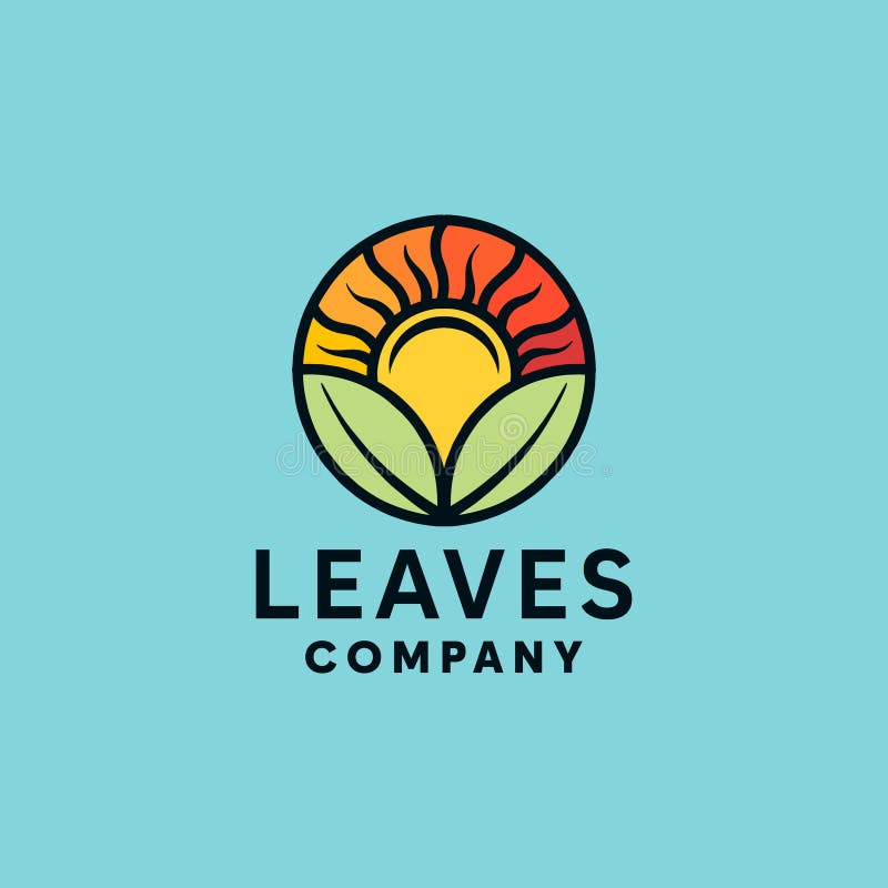 Leaves Logo Symbol Design Illustration Vector Icon Emblem Stock Vector ...