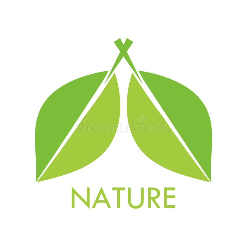 Nature Vector Symbols or Logos Stock Vector - Illustration of ...