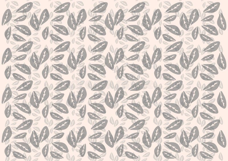 Leaves Pattern in Dark Background. the Illustrations and Clipart Stock ...