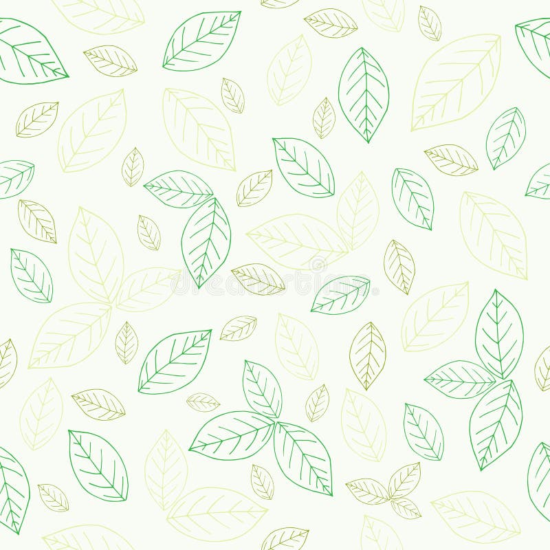 Leaves pattern stock vector. Illustration of natural - 82219989