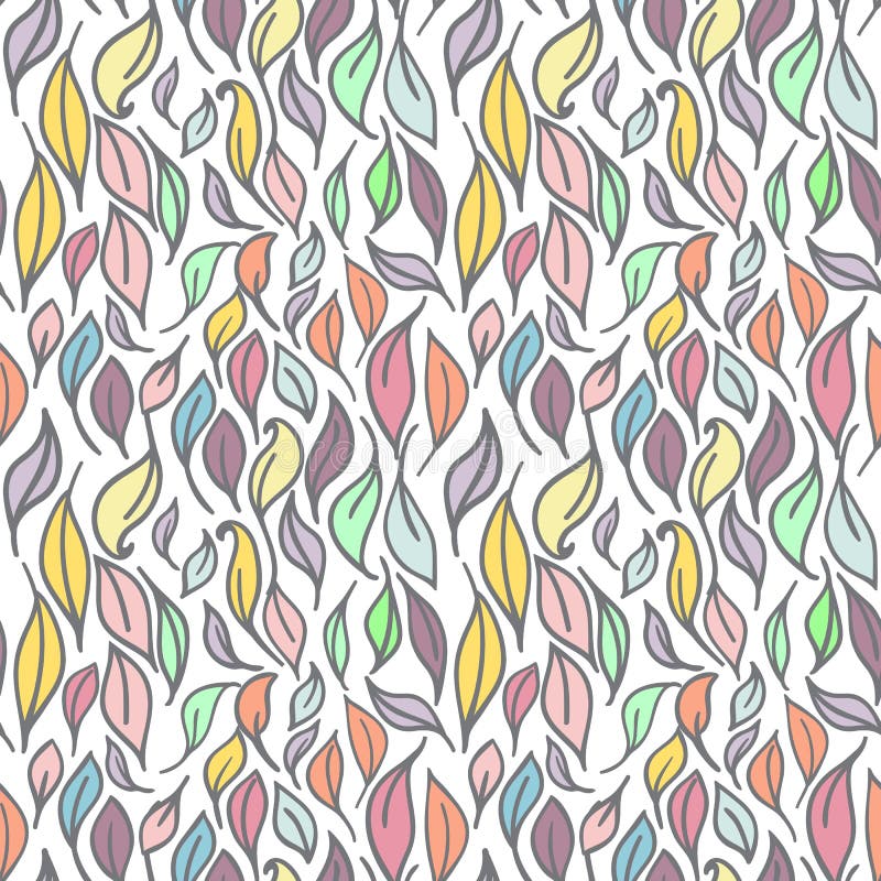Leaves pattern seamless stock vector. Illustration of repeat - 65674451