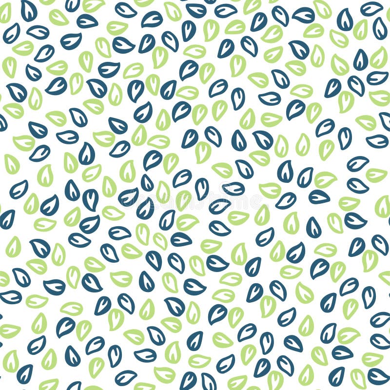 Leaves Pattern. Simple Leaves Pattern Stock Illustration - Illustration ...