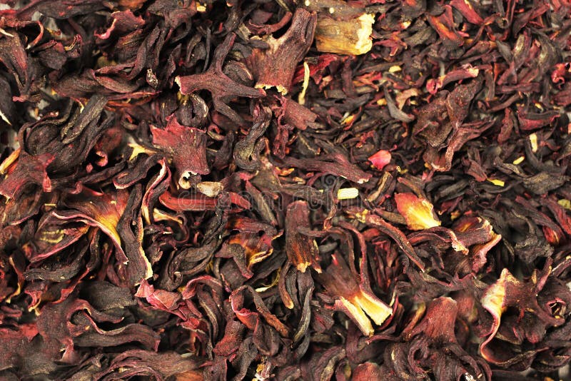 The Leaves of Red Tea, Hibiscus, Background, Texture Stock Photo ...