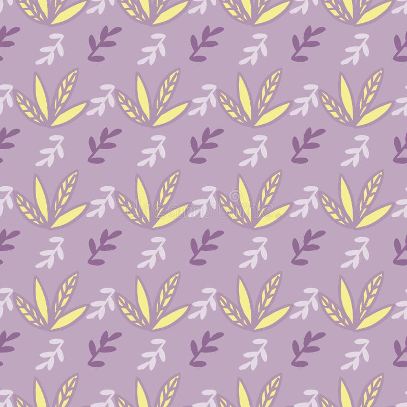 Leaves Repeat Pattern Background. Stock Vector - Illustration of ...