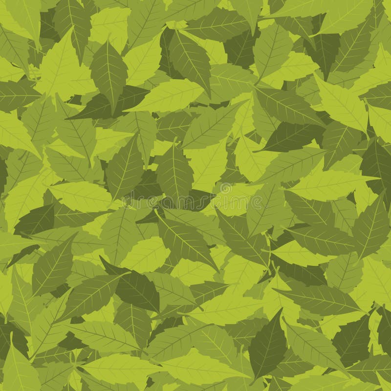 Leaves seamless pattern stock vector. Illustration of backgrounds ...