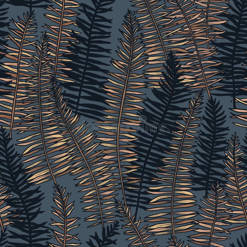 Leaves Seamless Pattern, Floral Pattern, Seamless Botanical Texture ...