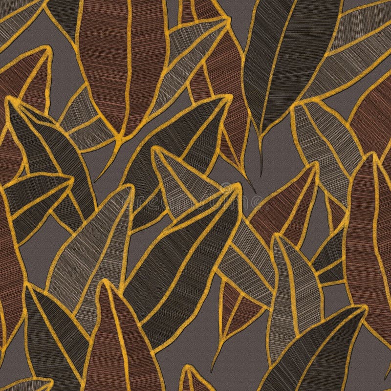 Leaves Seamless Pattern, Floral Pattern, Seamless Botanical Texture ...