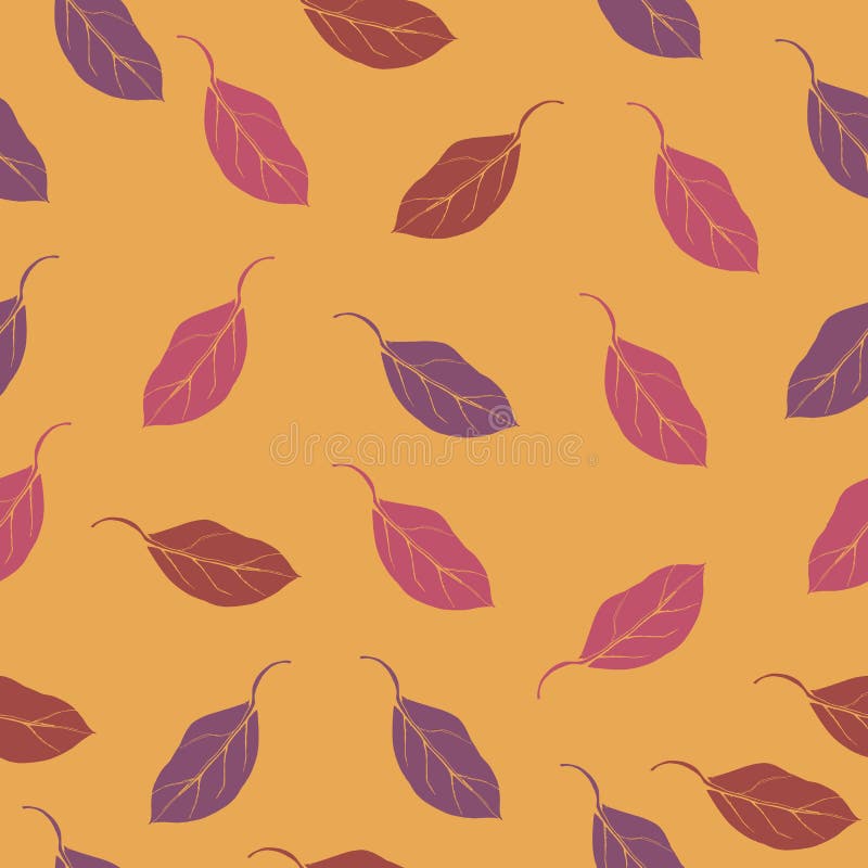 Leaves. Seamless Pattern. Vector. Stock Vector - Illustration of park ...