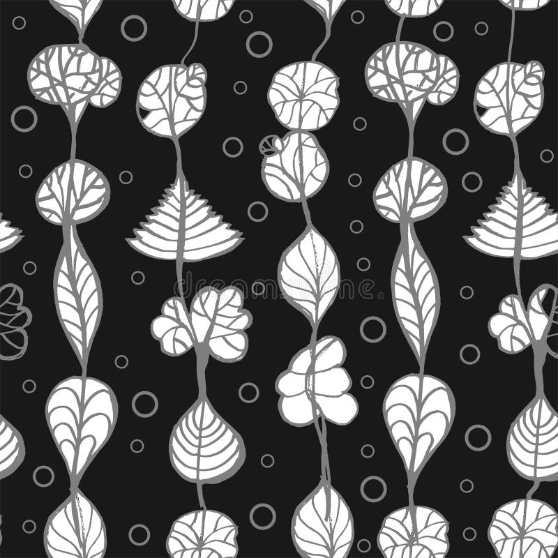 Leaves on a string stock vector. Illustration of fabric - 236477093