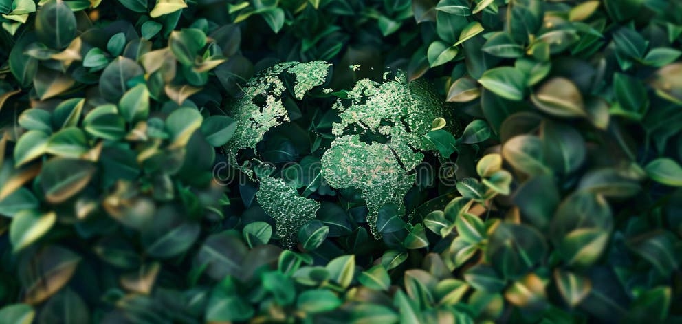 The Leaves of the Sustainable Earth Stock Image - Image of leaves ...