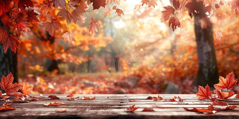 Leaves Swirling in the Autumn Forest Stock Image - Image of seasonal ...