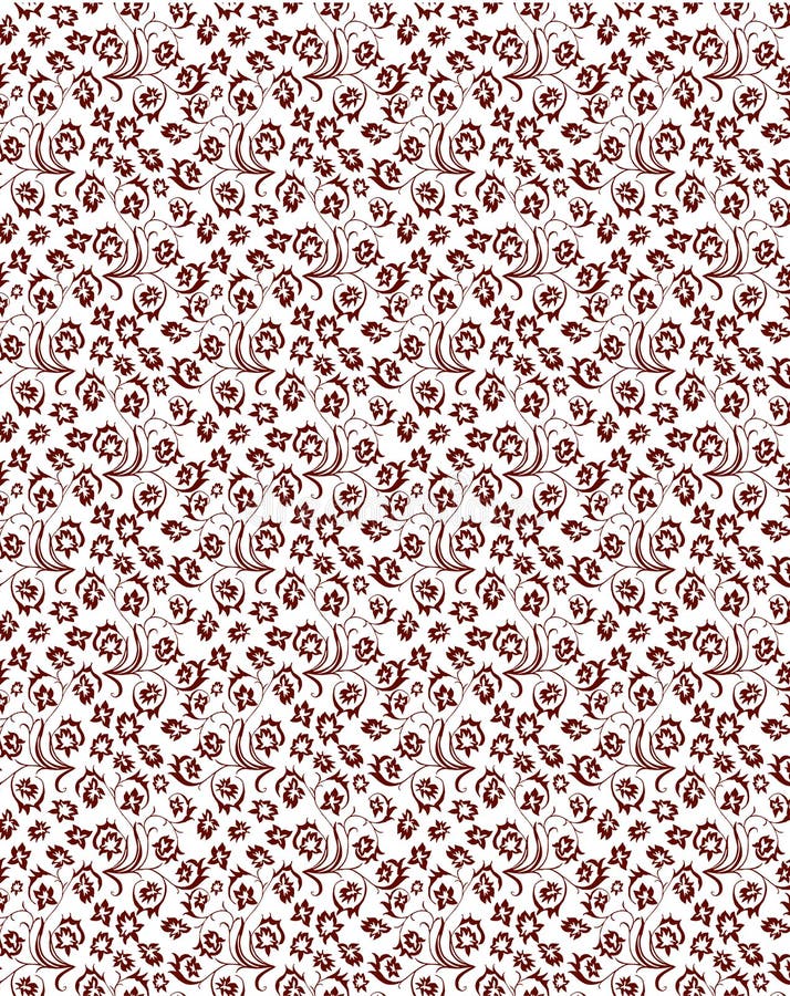 Leaves Texture Pattern. Flora Design Background Stock Illustration ...