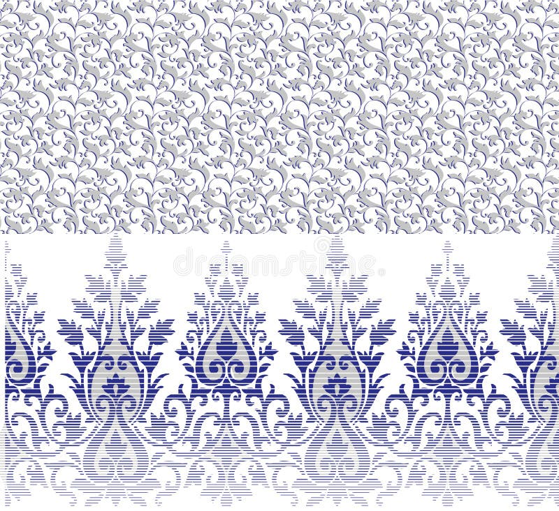 Leaves Texture Pattern. Flora Design Background Stock Illustration ...