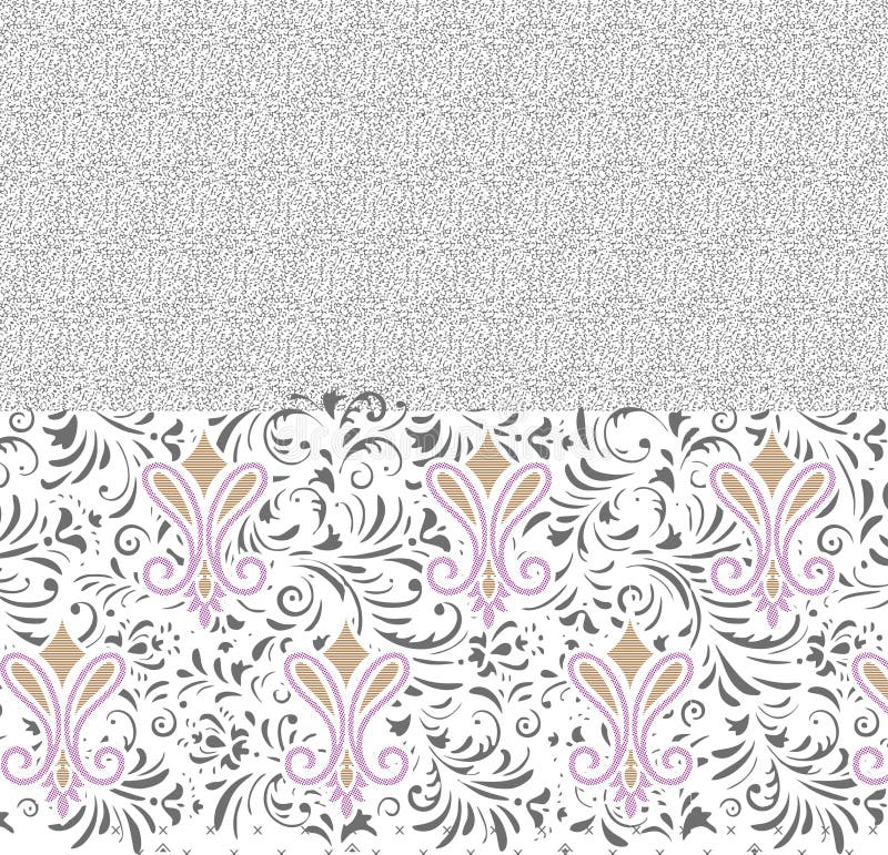Leaves Texture Pattern. Flora Design Background Stock Illustration ...