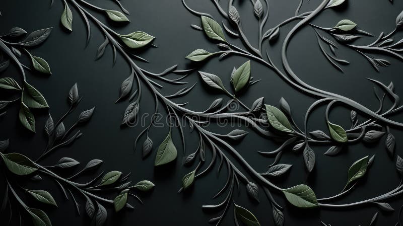 Leaves texture repeat stock illustration. Illustration of backdrop ...