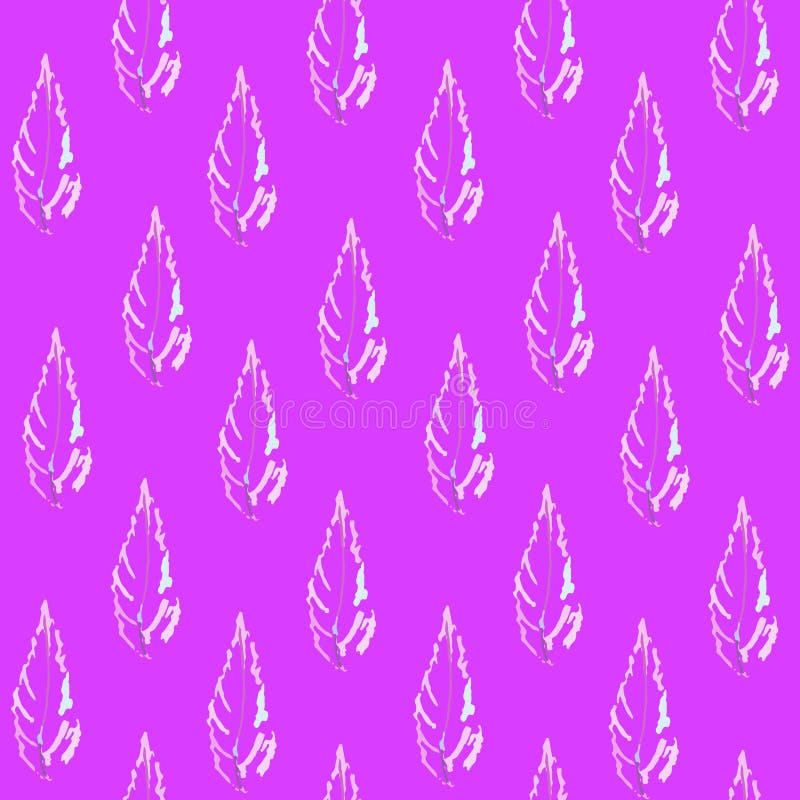 Leaves from the Tree. Print Fabric Print of Leavese. Stock Illustration ...