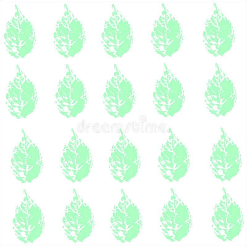 Leaves from the Tree. Print Fabric Print of Leavese. Stock Illustration ...