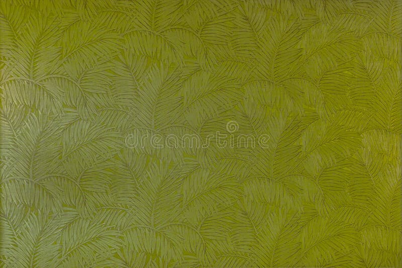 Seamless Pattern of Leaves of a Palm Tree Stock Photo - Image of ...
