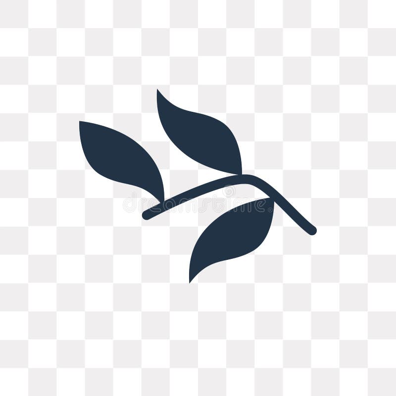 Leaves Vector Icon Isolated on Transparent Background, Leaves T Stock ...