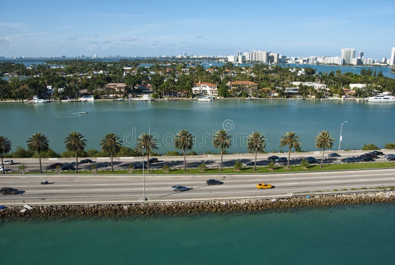 Leaving Miami, Florida stock image. Image of building - 13795997