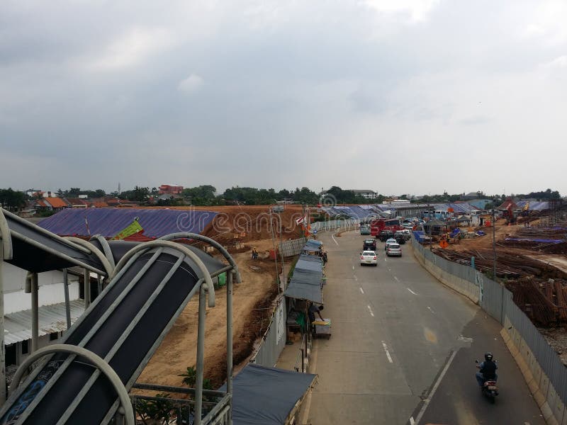 Lebak Bulus MRT Station Construction Process Editorial Photo - Image of ...