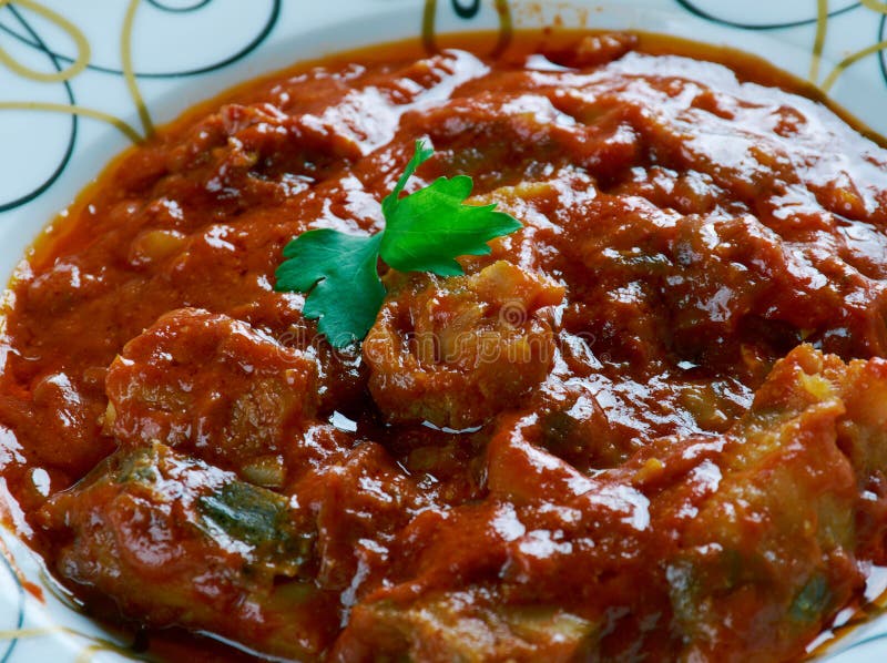 Lebanese Fish Rice and Nuts Serving Dish Stock Image - Image of ...