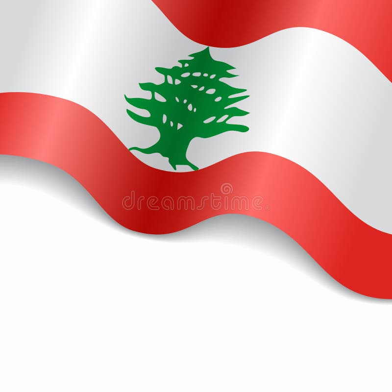 Lebanese Flag Wavy Abstract Background. Vector Illustration. Stock ... Lebanese Flag Wavy Abstract Background. Vector Illustration. Stock ...