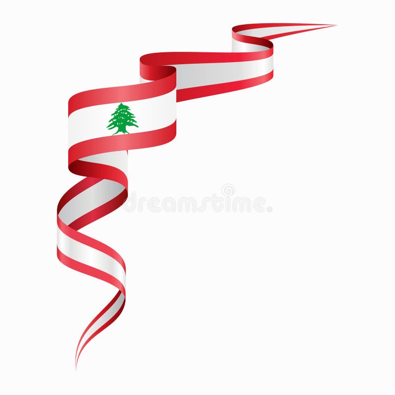 Lebanese Flag Wavy Abstract Background. Vector Illustration. Stock ... Lebanese Flag Wavy Abstract Background. Vector Illustration. Stock ...