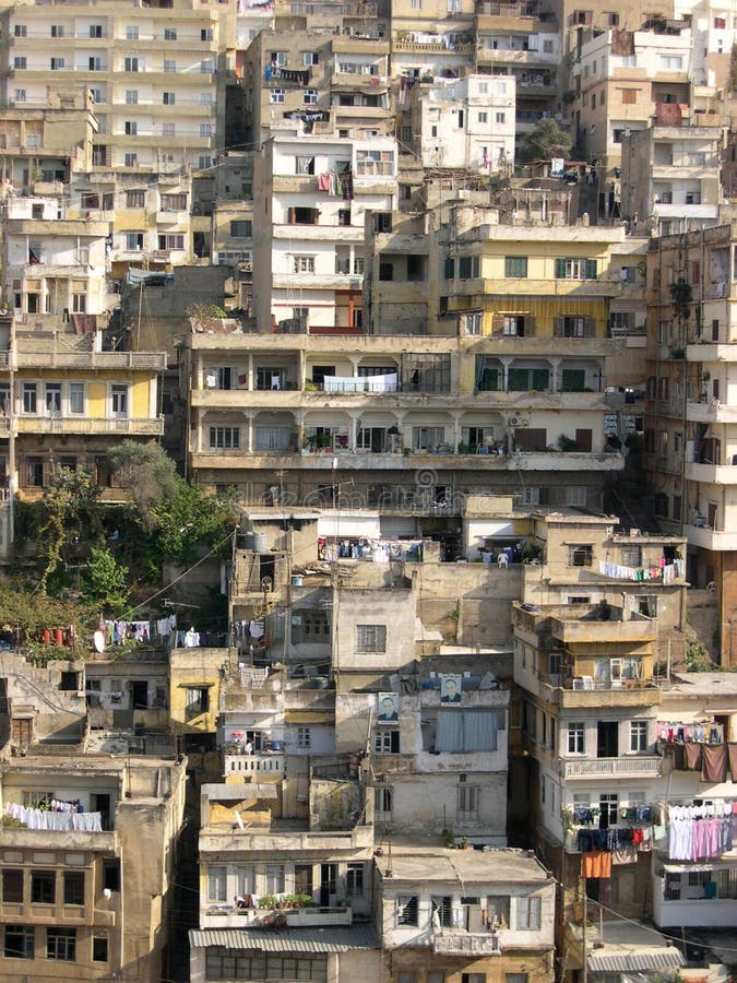 Lebanese town editorial stock photo. Image of town, flat - 148843