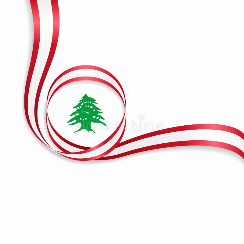 Lebanese Wavy Flag Background. Vector Illustration. Stock Vector ... Lebanese Wavy Flag Background. Vector Illustration. Stock Vector ...