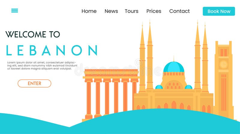 Lebanon Map, Stylish Location Icon with Lebanon Map and Flag Stock ...