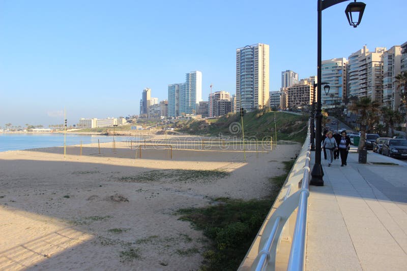 Lebanon beirut editorial stock image. Image of road, daytime - 89477969