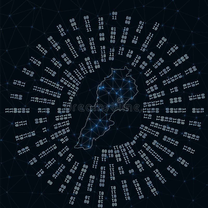 Lebanon map. stock vector. Illustration of geography - 203595586
