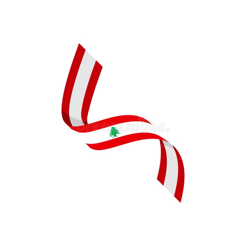 Lebanon Element Independence Day Illustration Design Vector Stock ...