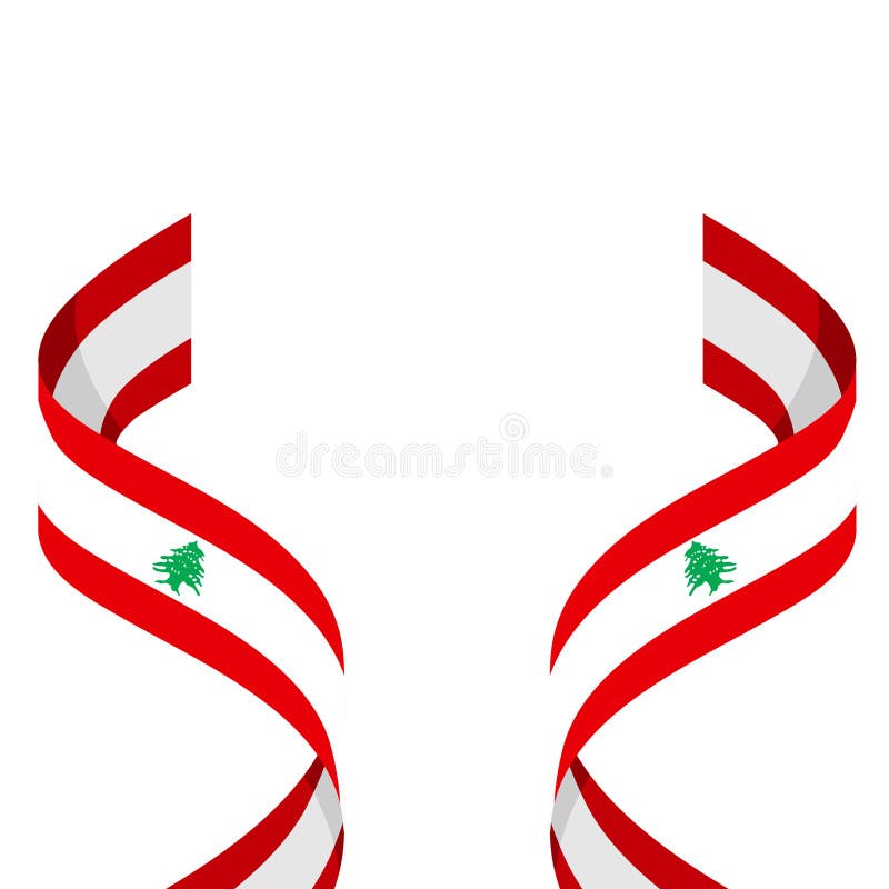 Lebanon Element Independence Day Illustration Design Vector Stock ...