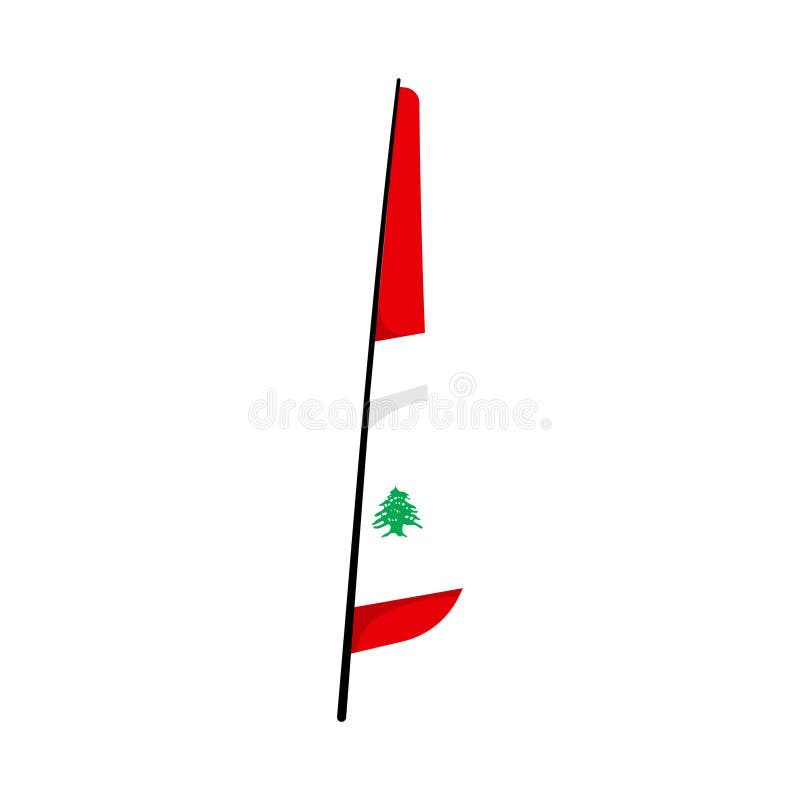 Lebanon Element Independence Day Illustration Design Vector Stock ...