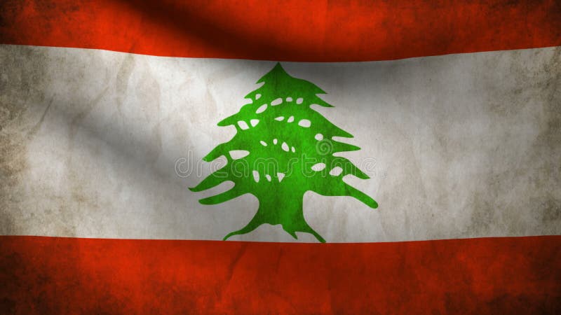 Lebanon Flag Animation Video - 4K Stock Video - Video of national ...
