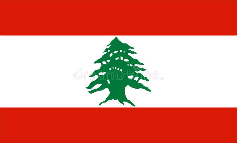 Lebanon Flag Design Vector stock vector. Illustration of wave - 266331031