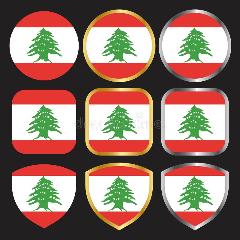 Lebanon Flag Circle Stock Illustrations – 341 Lebanon Flag Circle Stock ...