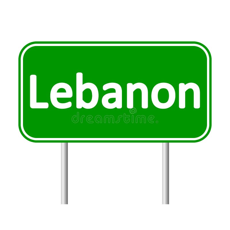Lebanon road map stock illustration. Illustration of golan - 68931939