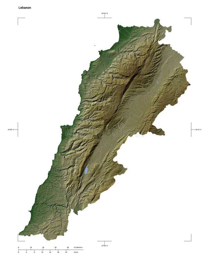 Lebanon Shape on White. Pale Stock Illustration - Illustration of ...