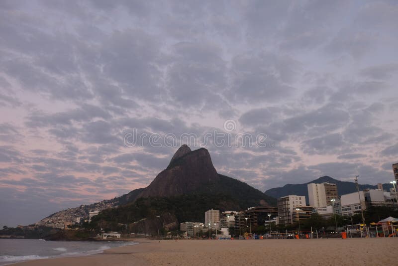 Leblon Beach, Rio De Janeiro - Brazil Stock Image - Image of brazil ...